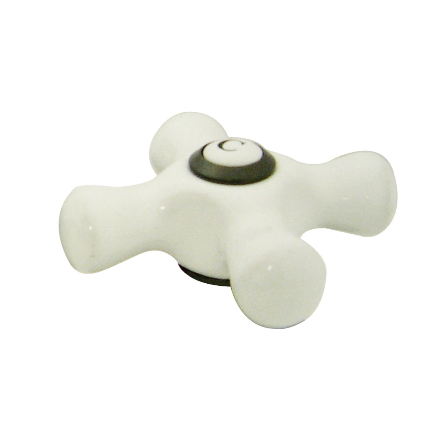 Kingston Brass KSH1165PXC Ks Procelain Cross Handle Cold Side , Oil Rubbed Bronze