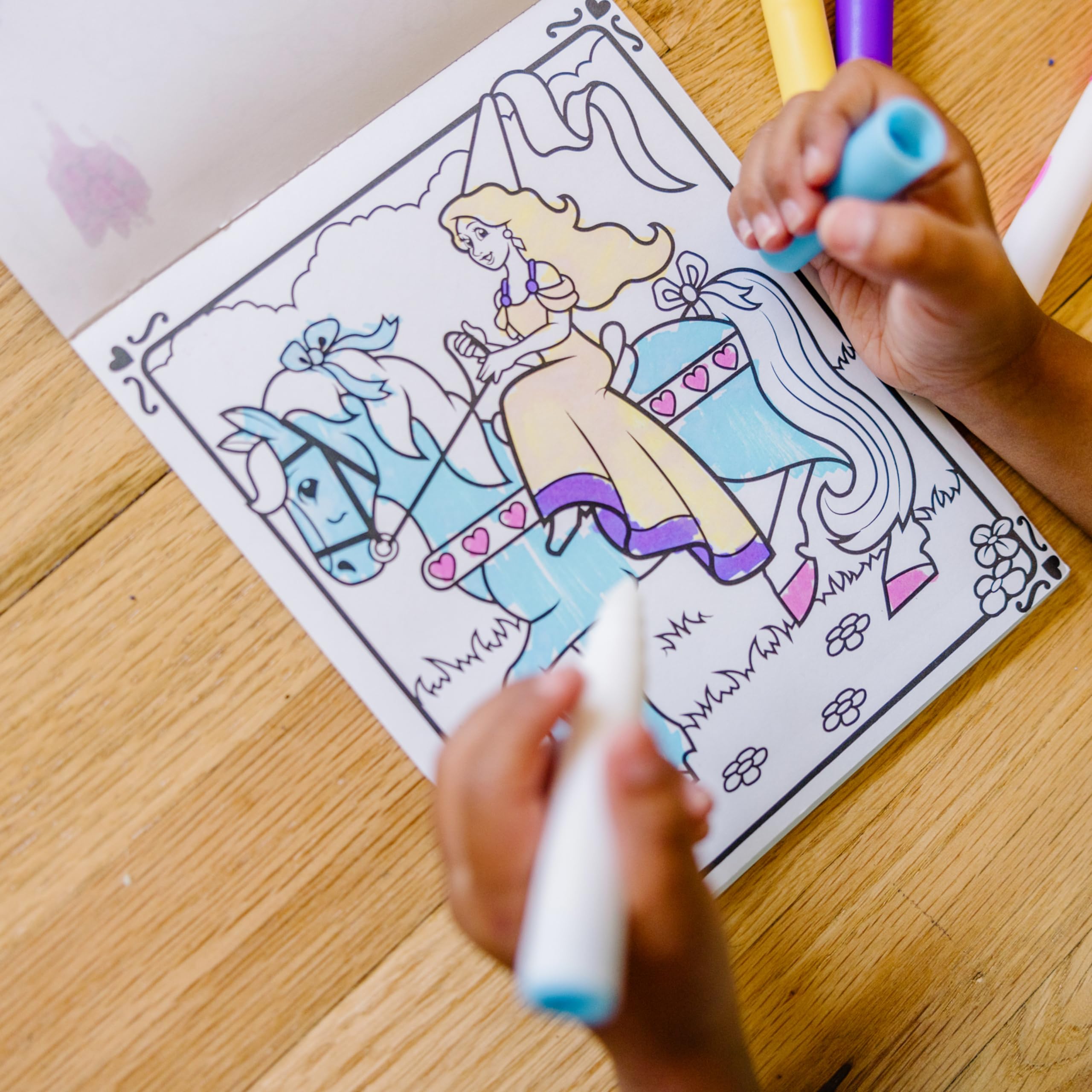 Melissa & Doug On the Go Magicolor Coloring Pad - Princess (18 Pages)