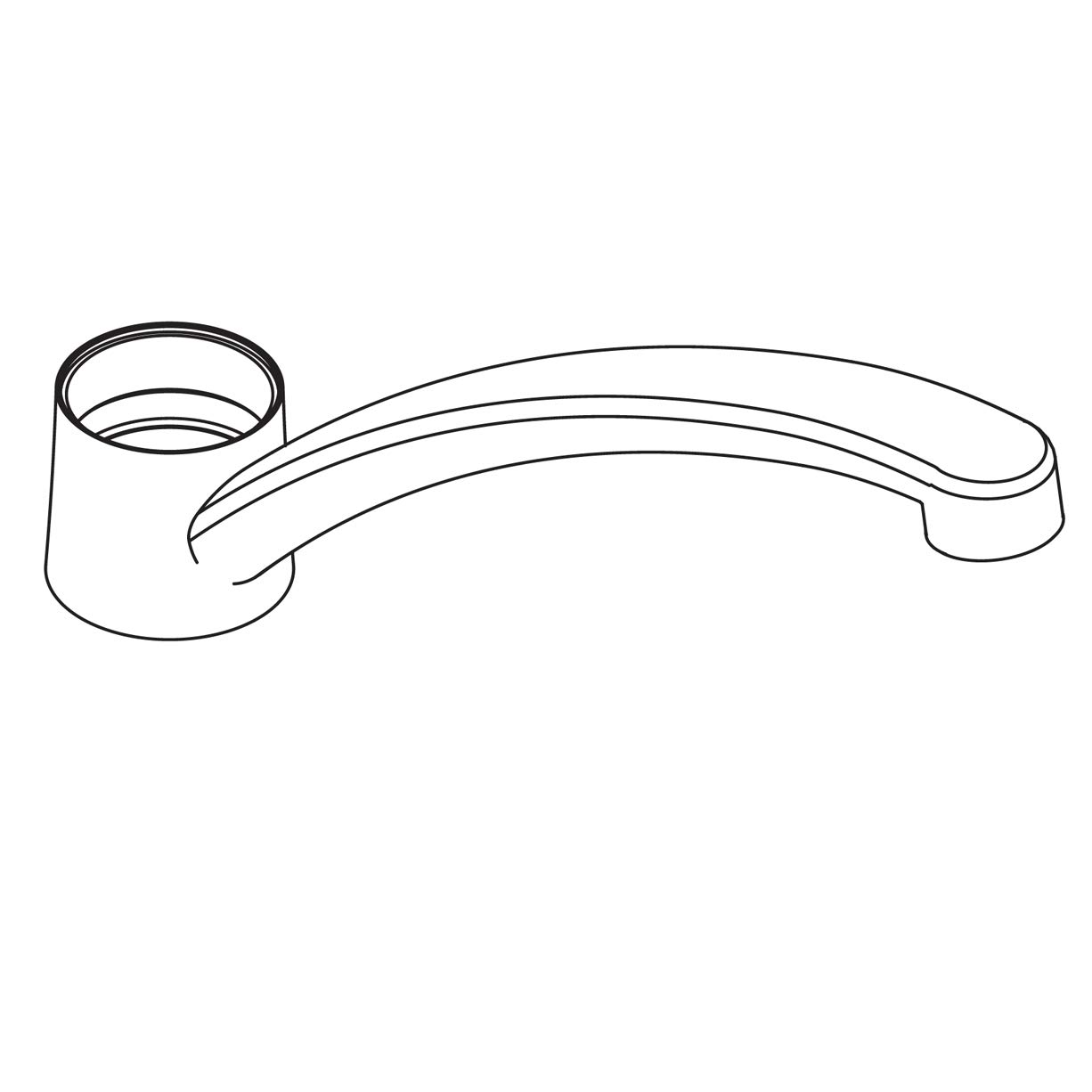 Moen 870114 Commercial Spout Kit, Chrome