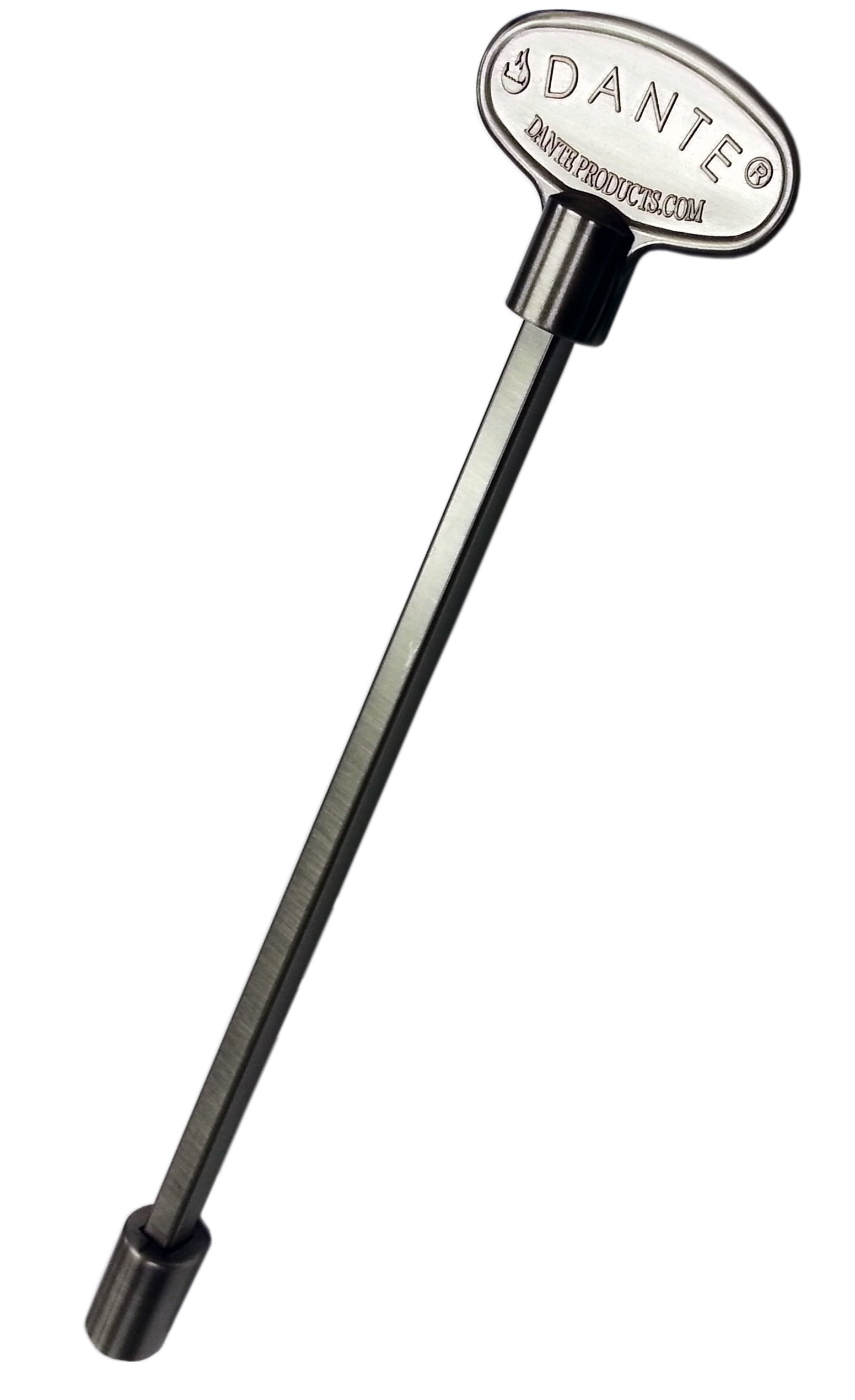 Dante Products Universal Gas Valve Key, 8-Inch, Satin Nickel