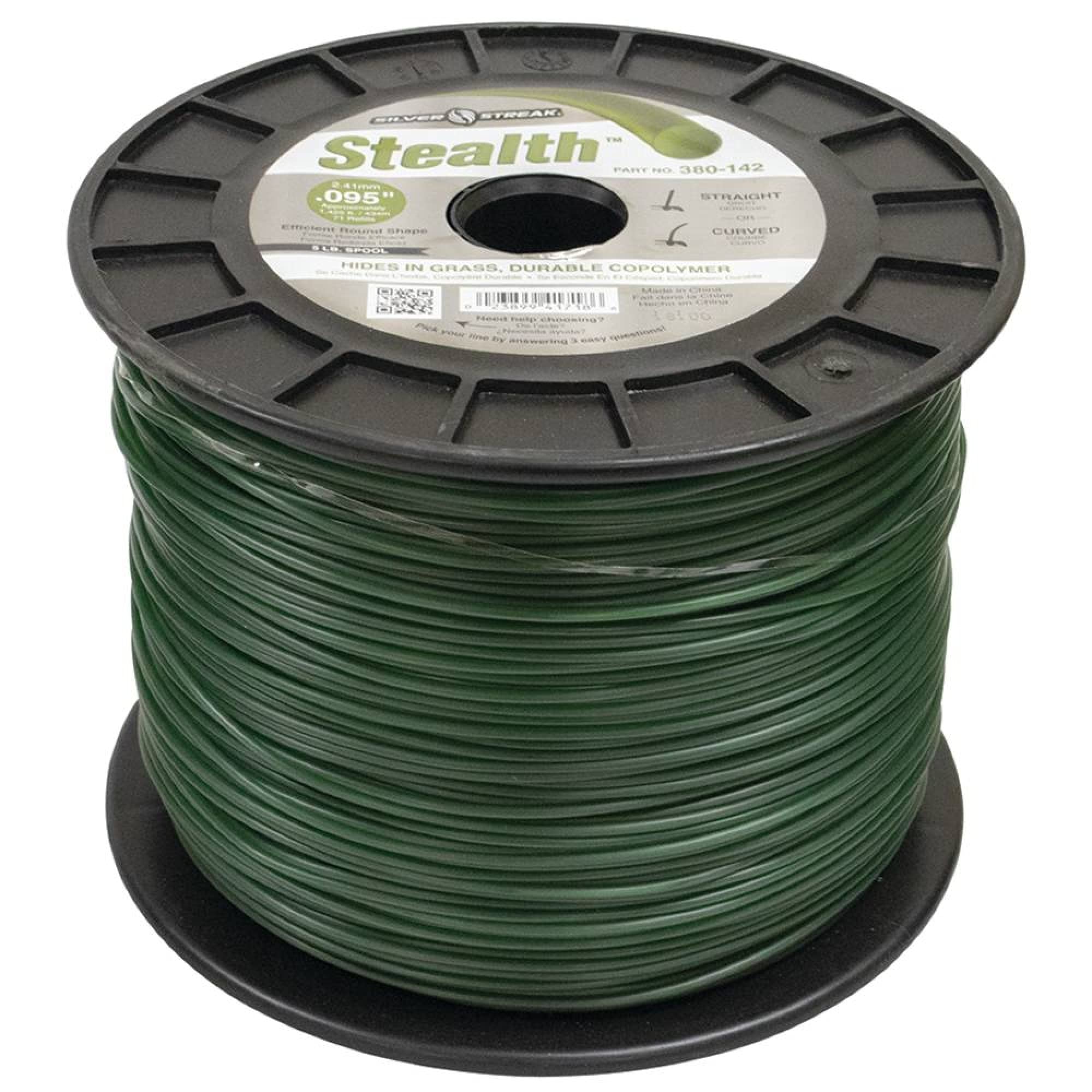 Stens Silver Streak Stealth Trimmer Line.095 5 lb. Spool, ea, 1