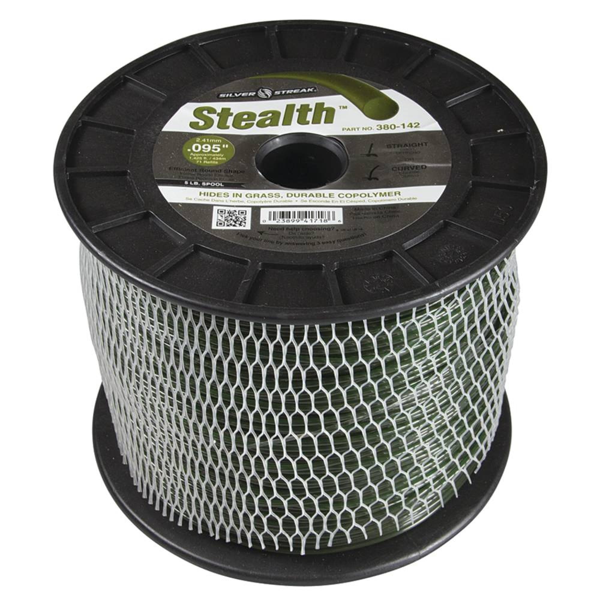 Stens Silver Streak Stealth Trimmer Line.095 5 lb. Spool, ea, 1