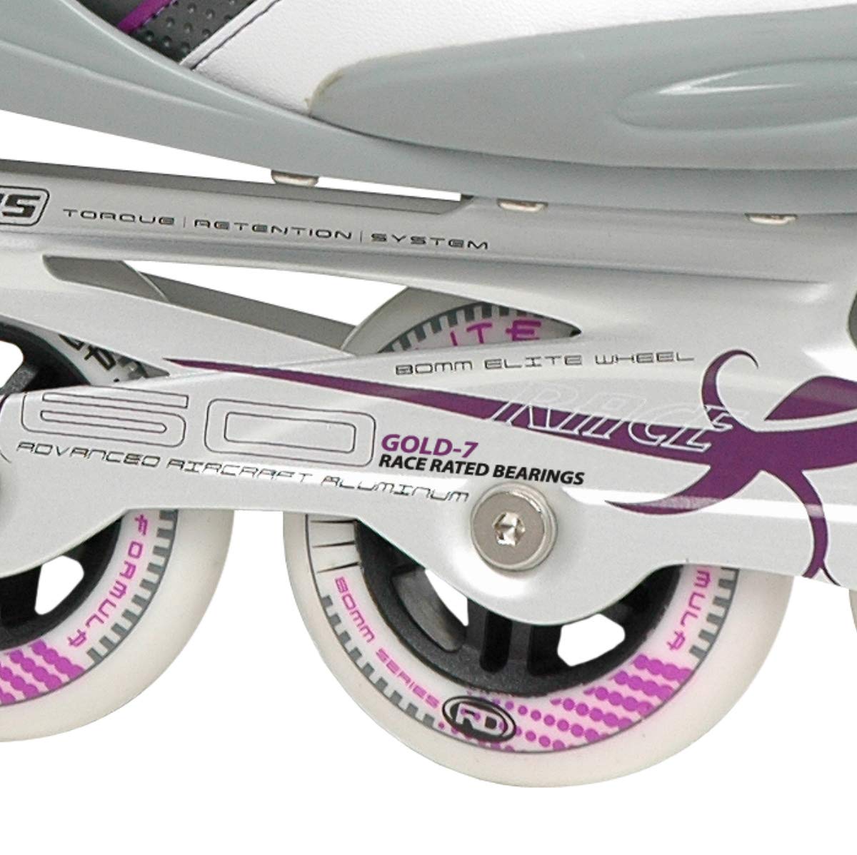 Roller Derby Aerio Q-60 Women's Inline Skates - White/Grey - Size 08
