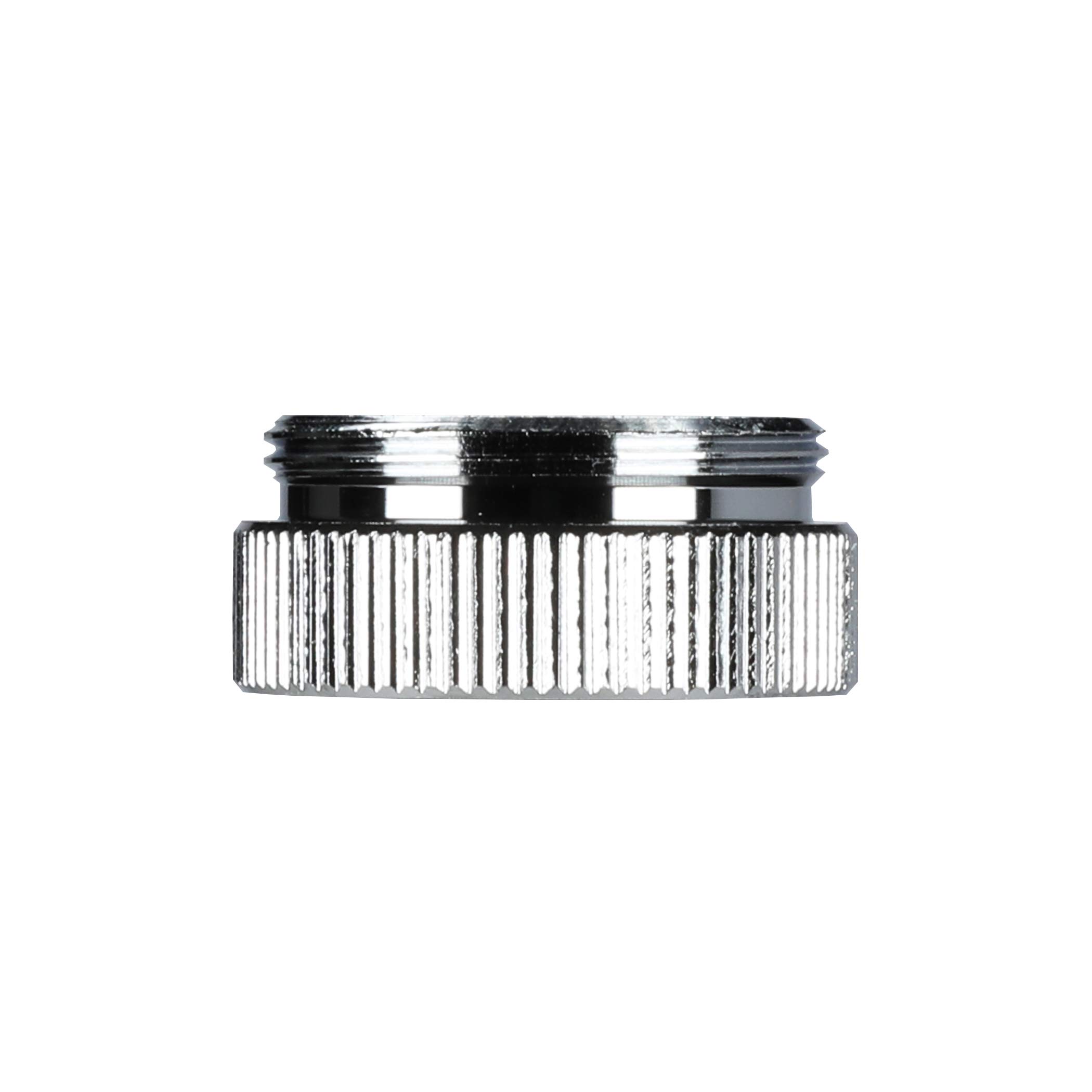 Danco 10526 Female/Male Faucet Aerator Adapter, 55/64"-27M x 13/16"-27F Female, Chrome