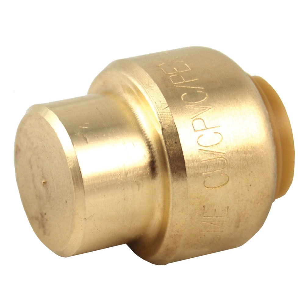 Cash Acme U514LF SharkBite Push-Fitting End Cap, 1/2-Inch