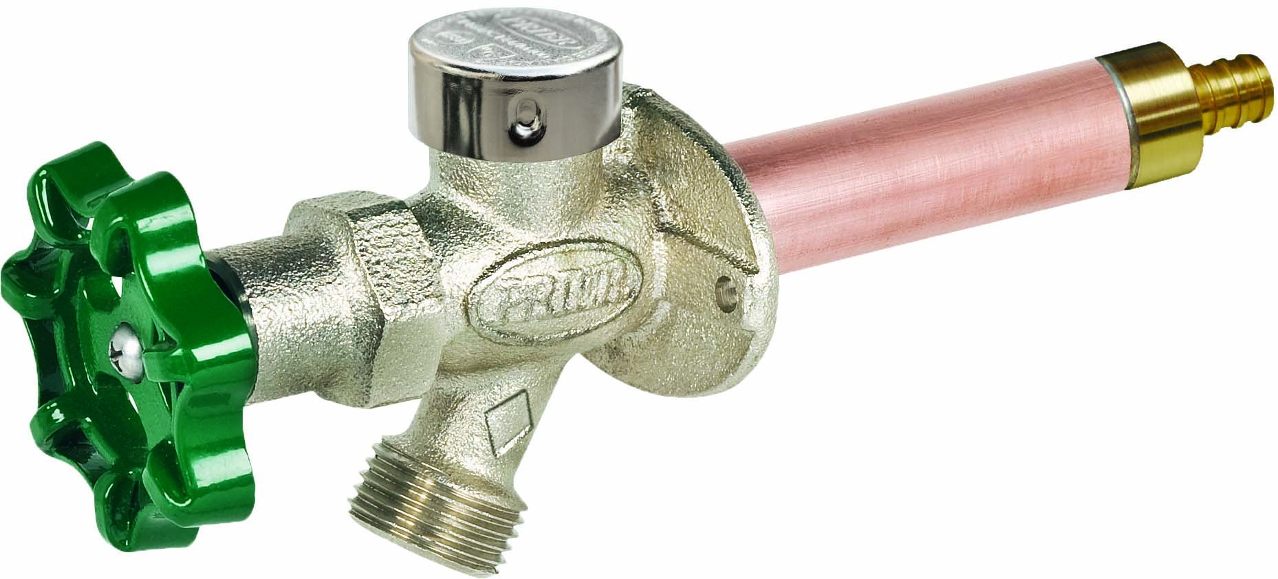 Prier C-144W08 8-Inch Anti-Siphon Freezeless Hydrant with 1/2-Inch Wirsbo Pex Adapter