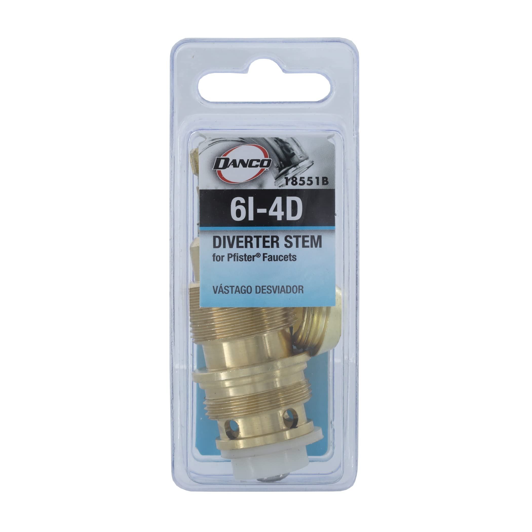 Danco 18551B Faucet Stem, No Size, Brass