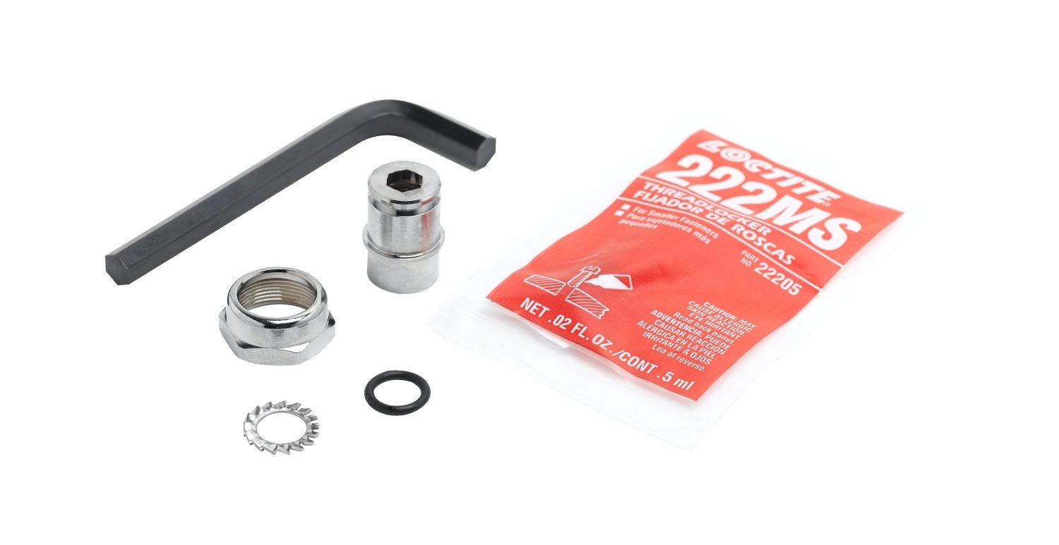 T&S Brass EZ-K T&S Easyinstall Kit: Swivel Nut, Bushing, O-Ring, Lock Washer
