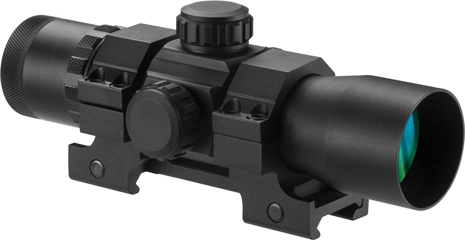 Barska AC12144 1x30 Compact 7" Red/Green Dot Sight with Mount