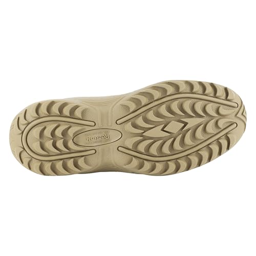 Reebok mens Rapid Response Rb Safety Toe 8" Stealth With Side Zipper Military & Tactical Boot, Desert Tan, 9.5 Medium US
