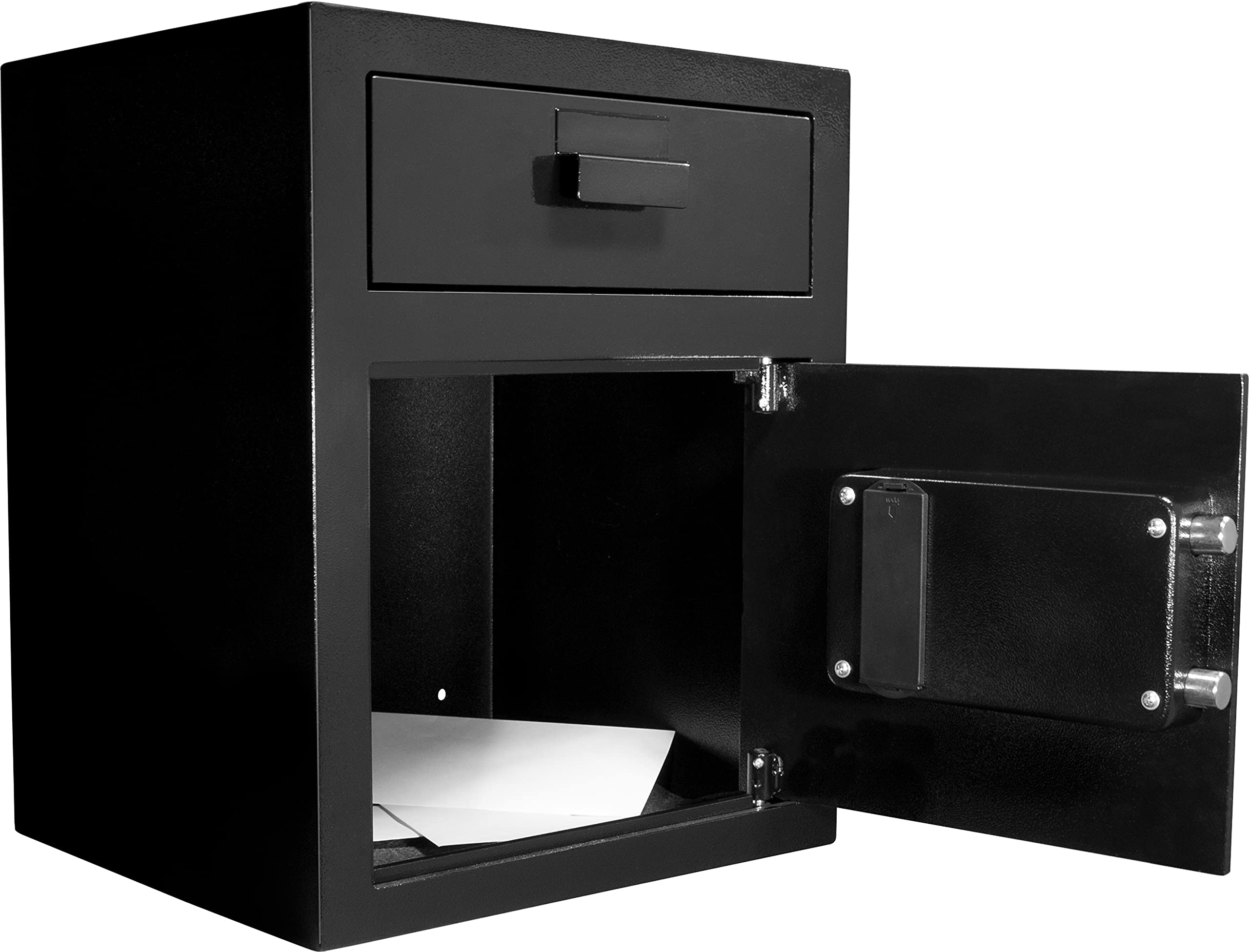 Barska AX11930 Large 1.10 Cubic Ft Digital Multi-User Keypad Security Business Depository Drop Safe with Front Load Drop Box for Money, Cash, and Mail