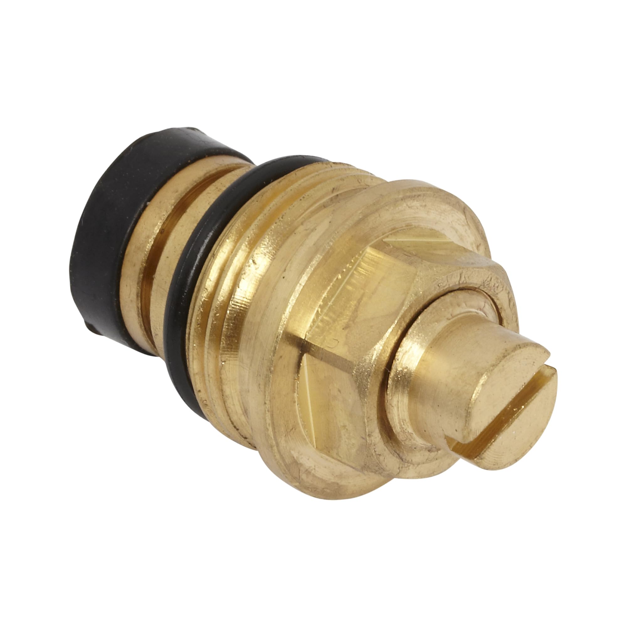 American Standard 051122-0010A Universal Bathroom Faucet Screw Driver Stops, Brass