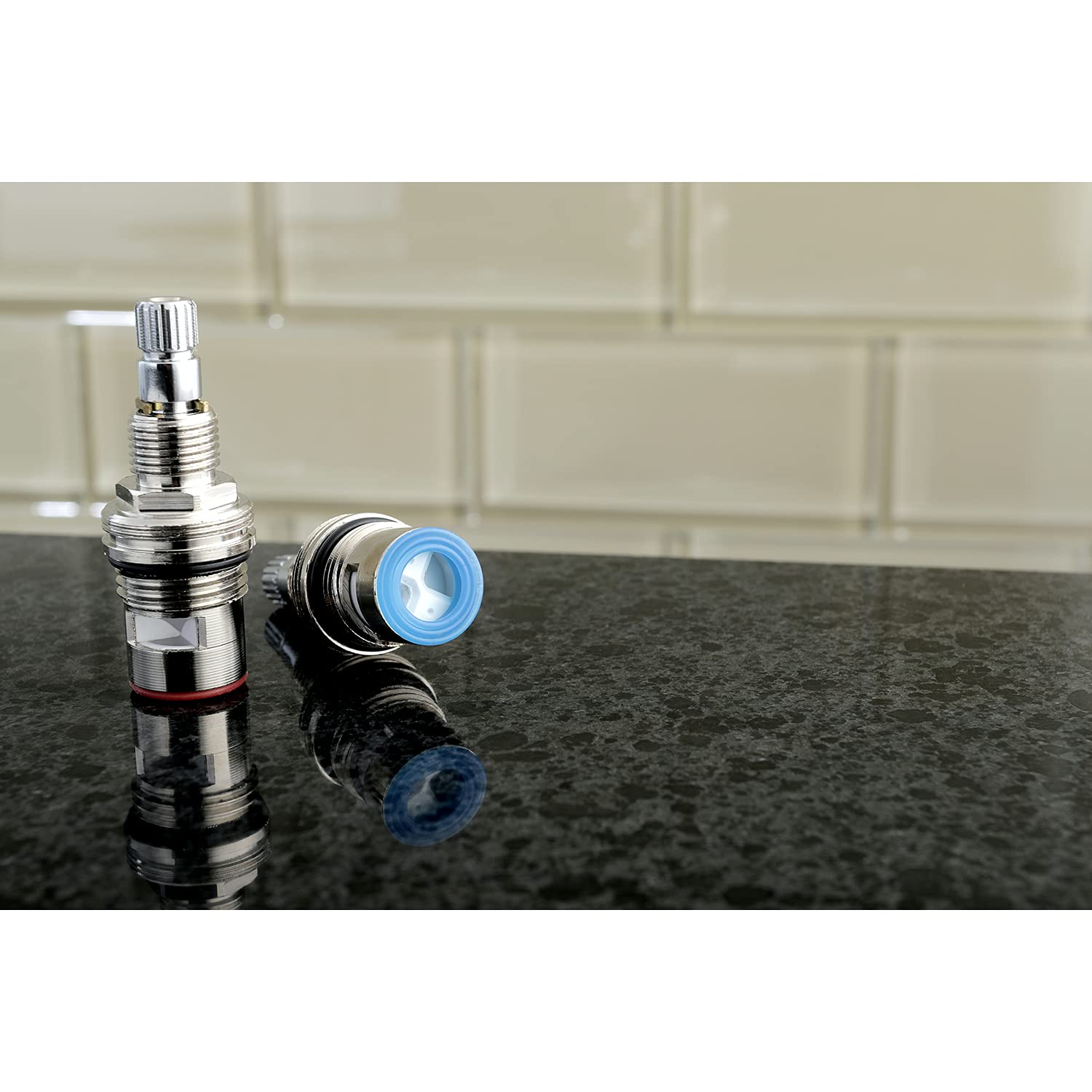 Kingston Brass KSRPL3000CC Cartridge for KS3961BL and KS3962BL Cold Side Handle, Polished Chrome,2-7/16 inch Length