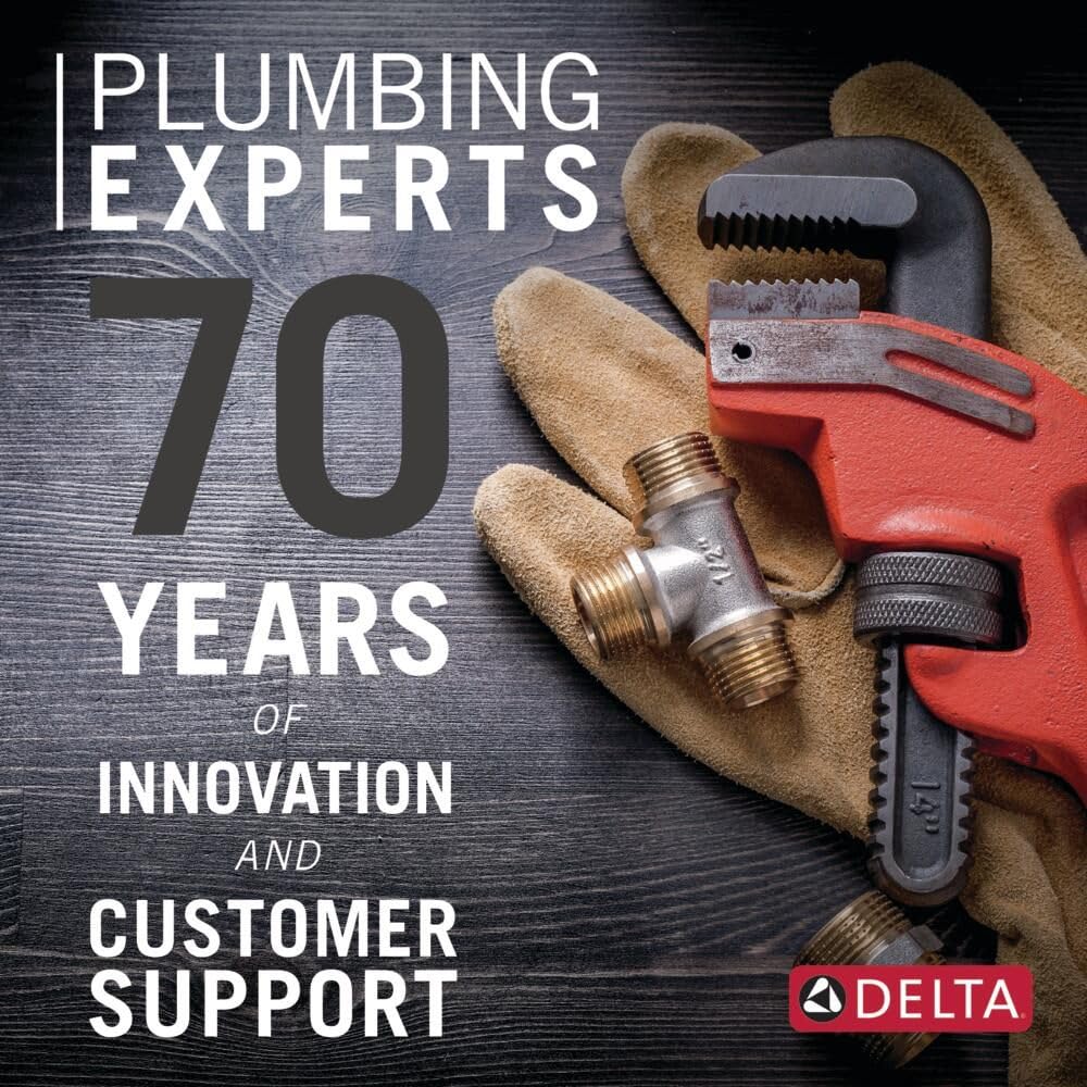 Delta Faucet RP72565SS Cassidy Tub Spout/Pull-Up Diverter, Stainless,0.5