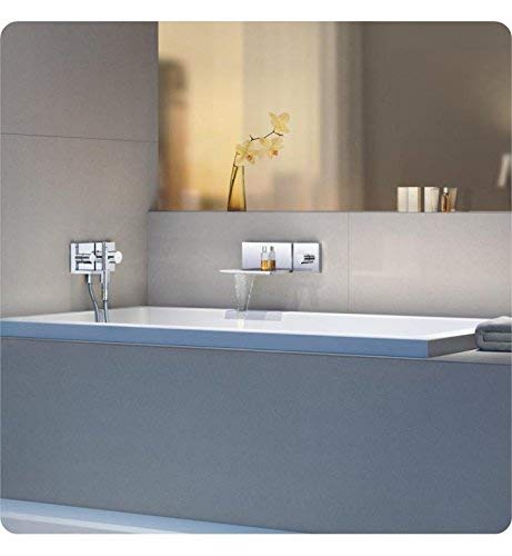 AXOR Tub Spout Trim 10" x 5" Luxury 9-inch Modern Tub Spout in chrome, 10942001