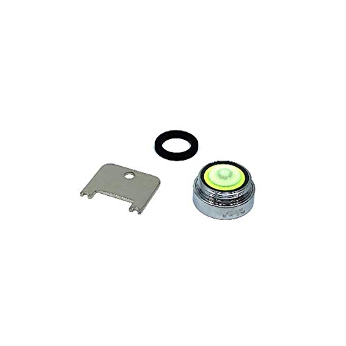 Symmons LN-100 Symmetrix Vandal-Resistant Aerator (0.5 GPM), Polished Chrome