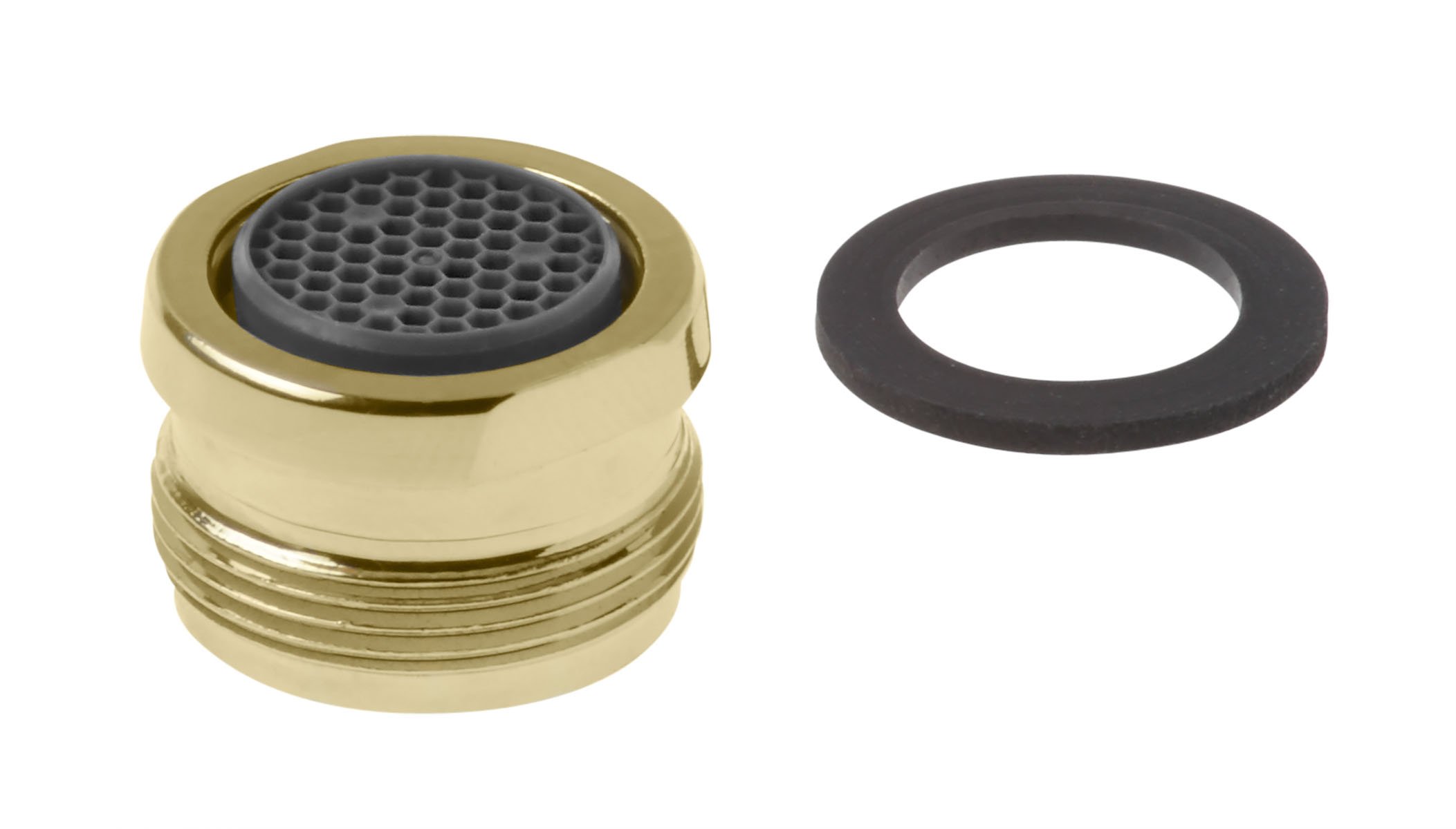 KOHLER 1103464-VU Genuine Part 1.5 GPM Aerator Kit, Bright Brass