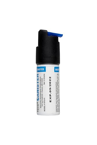 SABRE Self Defense Spray, 3-in-1 Formula Contains Max Strength Pepper Spray, CS Military Tear Gas & UV Marking Dye, Quick Release Key Ring for Easy Carry, Finger Grip for More Accurate Aim, 0.54 fl oz