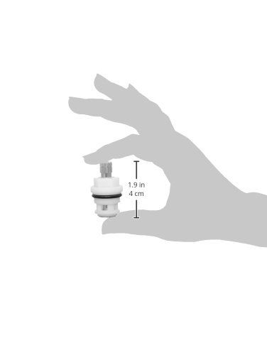 Danco 3J-1H/C Faucet Stem, For Use With Streamway Model Faucets, 1/2 in Dia Threaded, Plastic, White