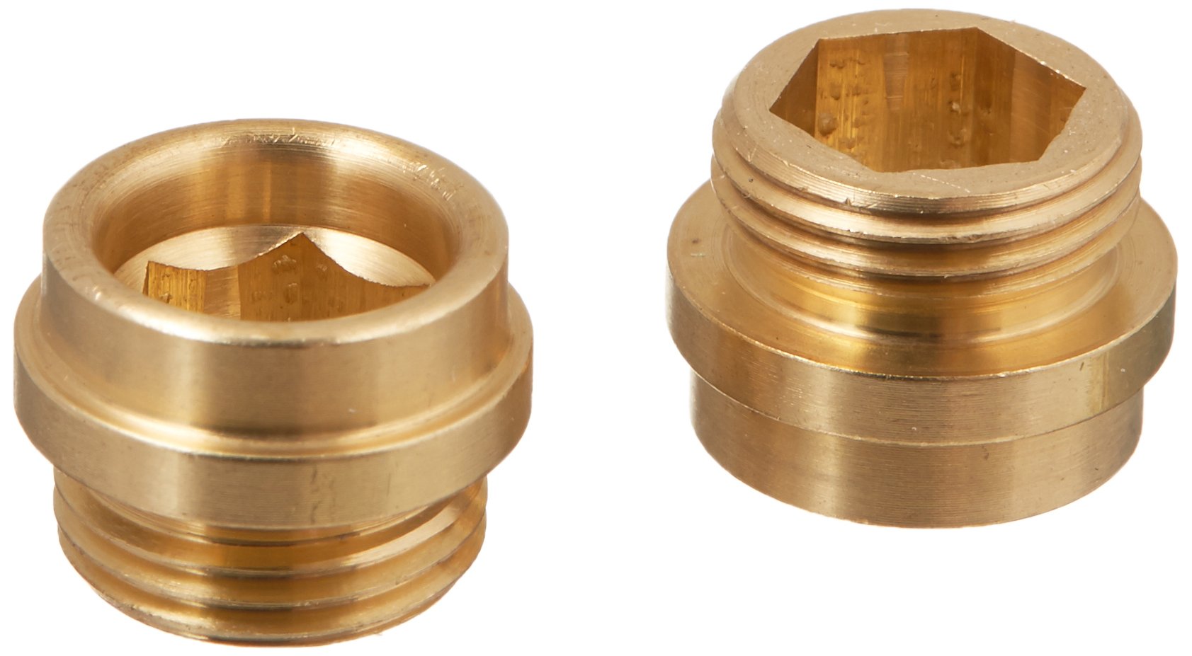 Danco 30006E Faucet Bibb Seat, For Use With Central and Rheum Faucets, NO 7, 1/2-24 Threaded, Brass, Plated