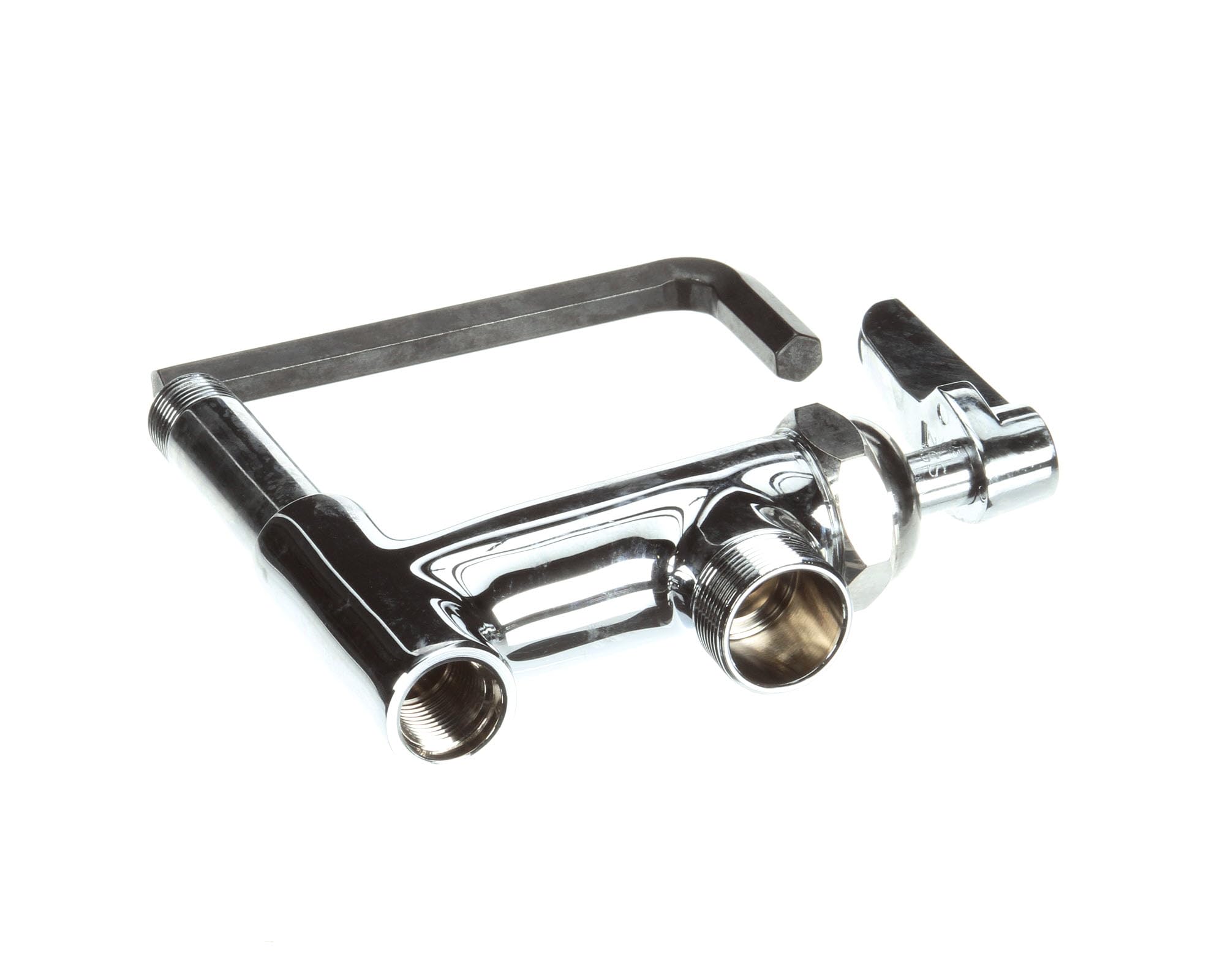 T&S Brass B-0155-CR-LN Add On Facuet Less Nozzle with Ceramic Cartridge,Brass/Antique Brass
