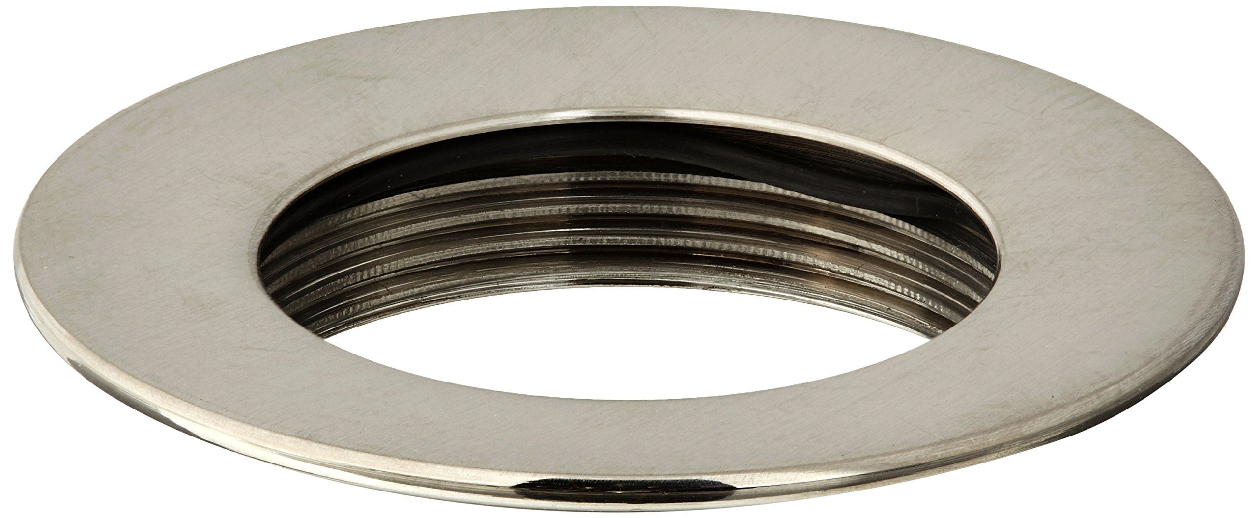 American Standard M962457-2950A FLANGE & WASHER F/EZ METAL DRAIN Satin Nickel, 1 Count (Pack of 1)