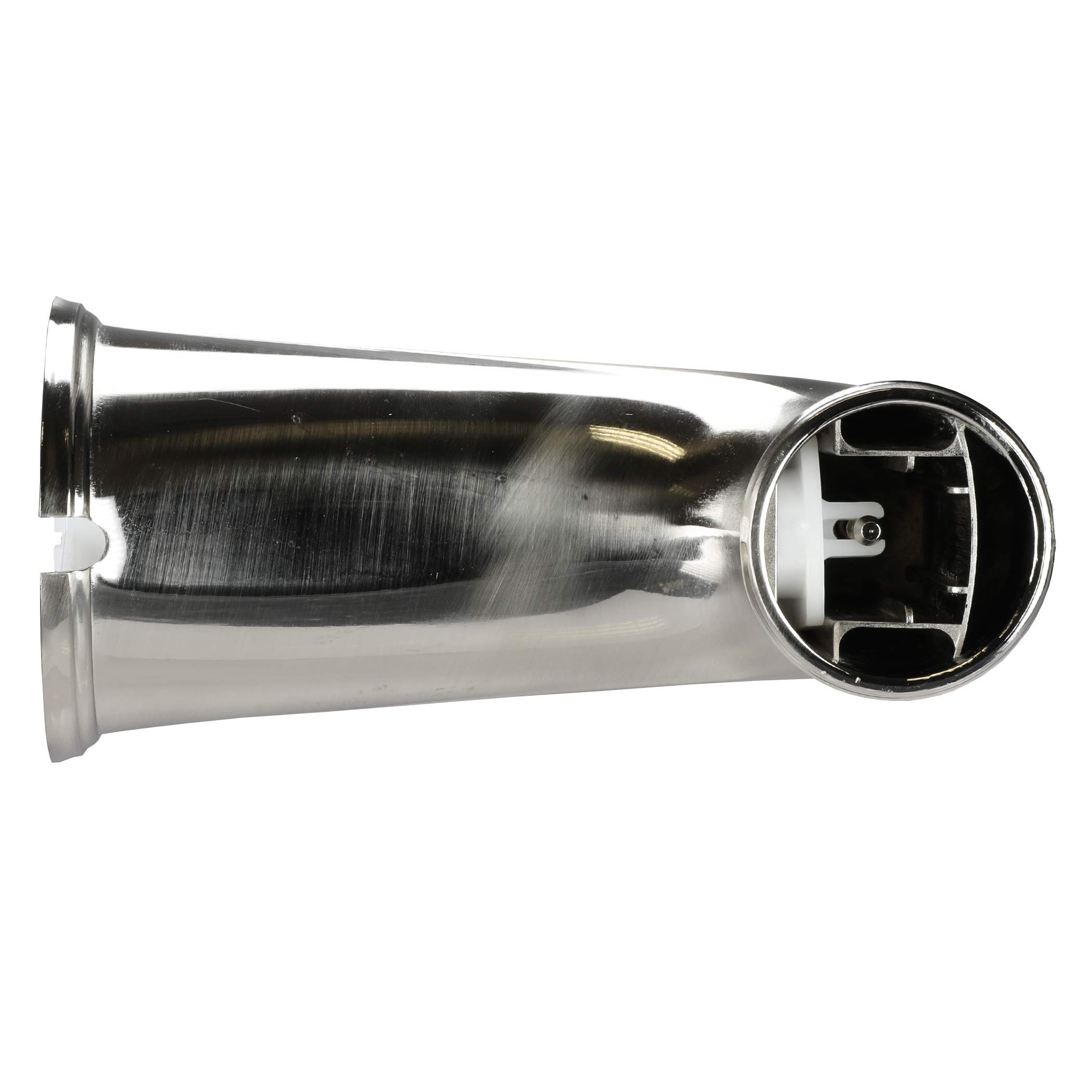 DANCO Decorative Bathtub Faucet Spout with Pull Up Diverter | 6 Inch Length | Brushed Nickel Finish (10316)