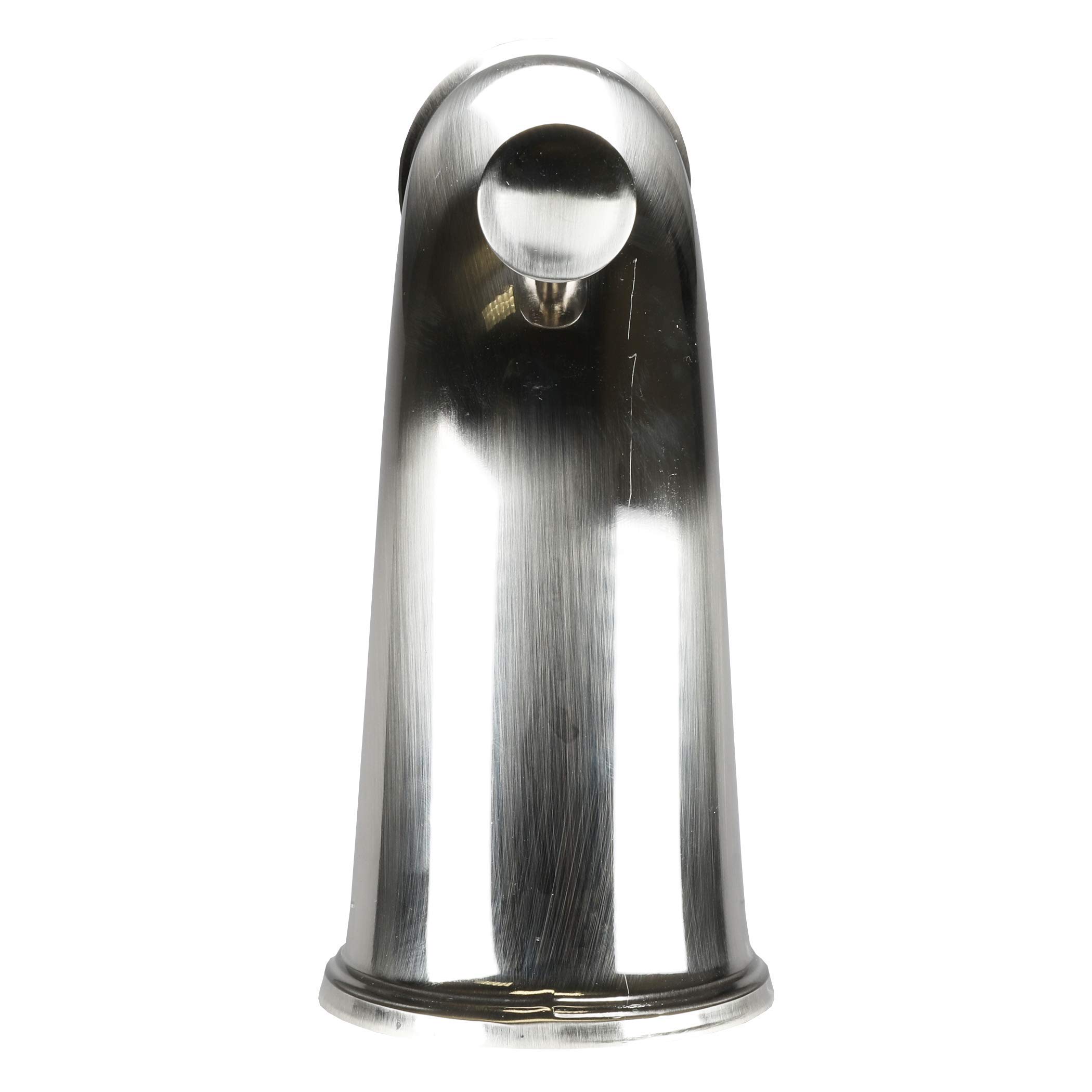 DANCO Decorative Bathtub Faucet Spout with Pull Up Diverter | 6 Inch Length | Brushed Nickel Finish (10316)