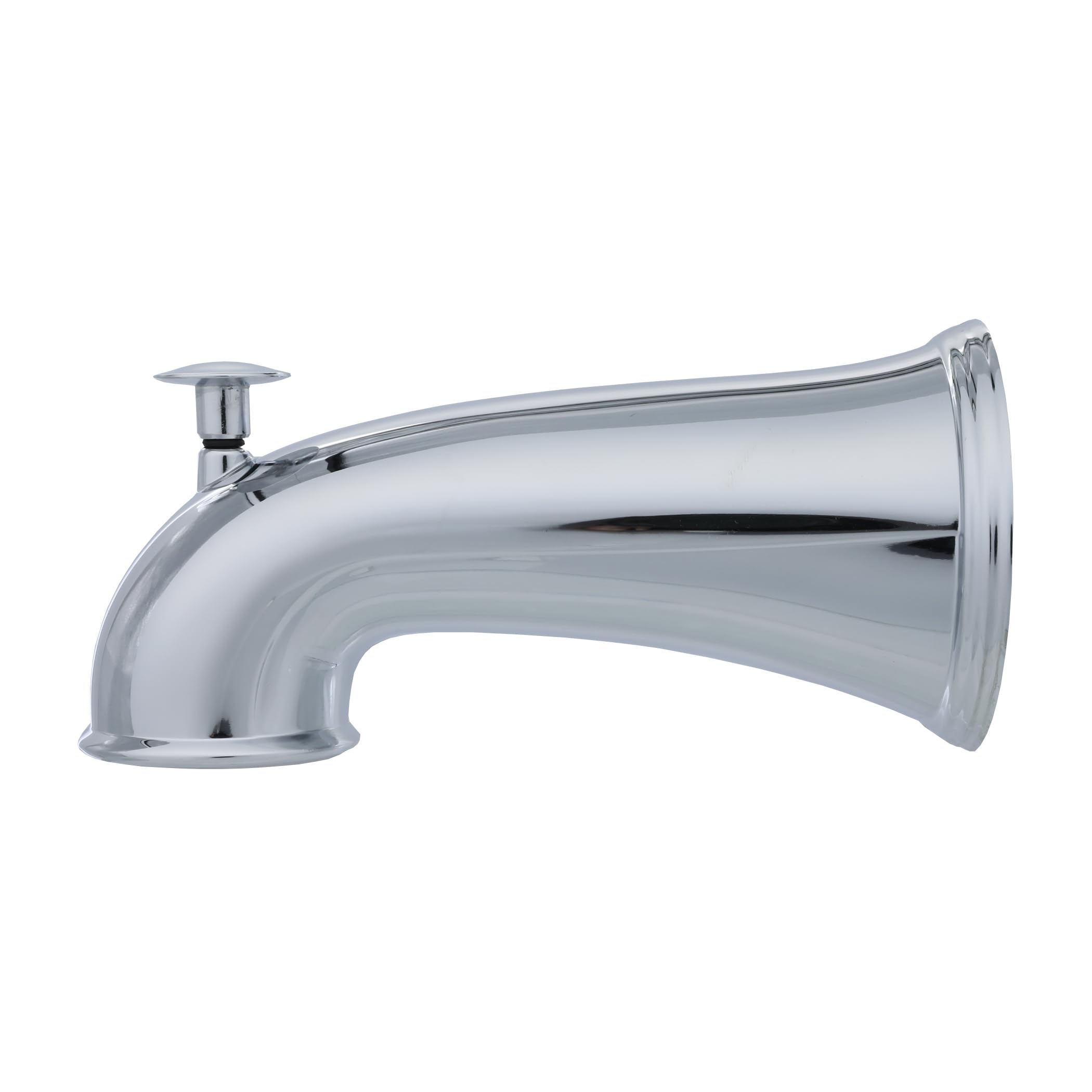 Danco Decorative Bathtub Faucet Spout Length | Chrome Finish (10315), 6 Inches/Pull Up Diverter