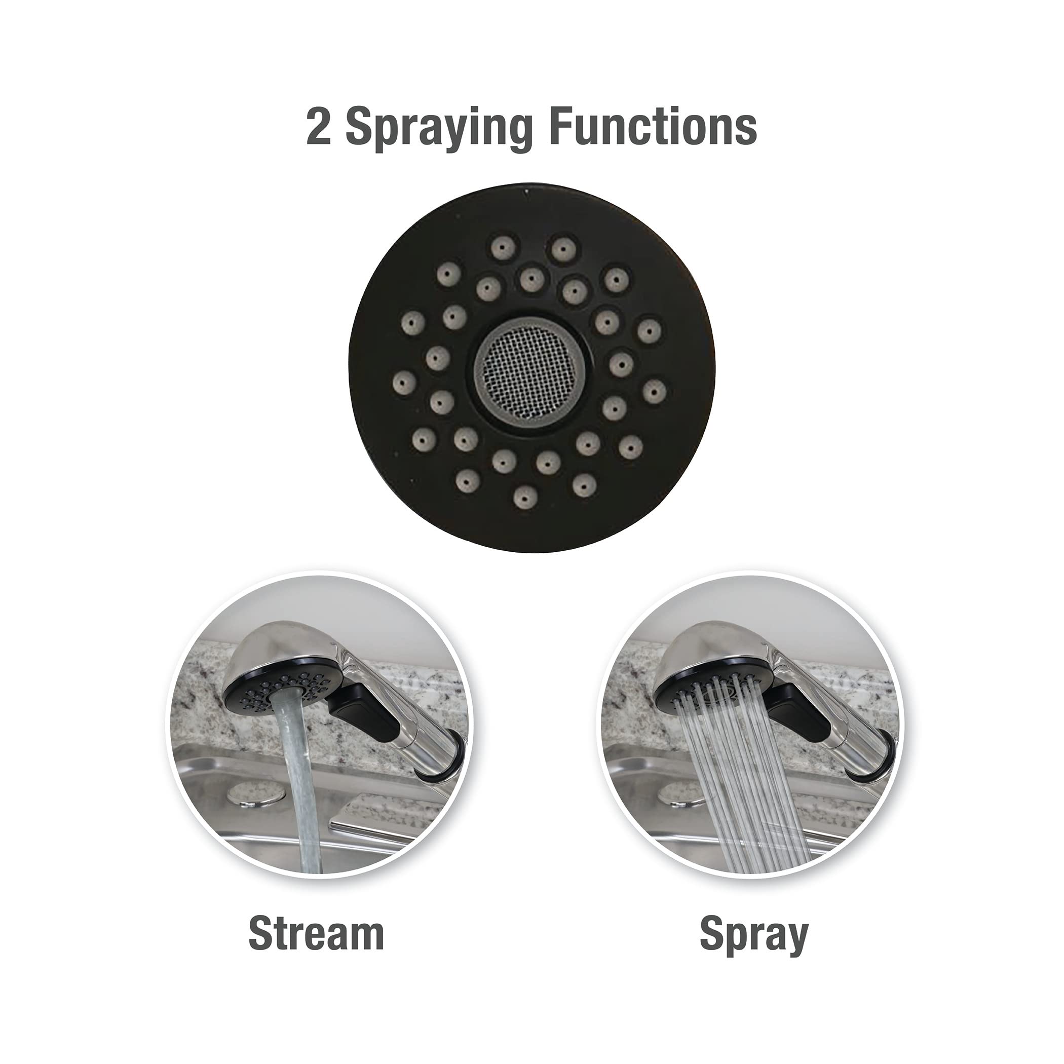 Danco 10409 Pullout Kitchen Spray Head, Brushed Nickel