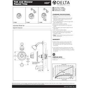 DELTA FAUCET T13090, Chrome