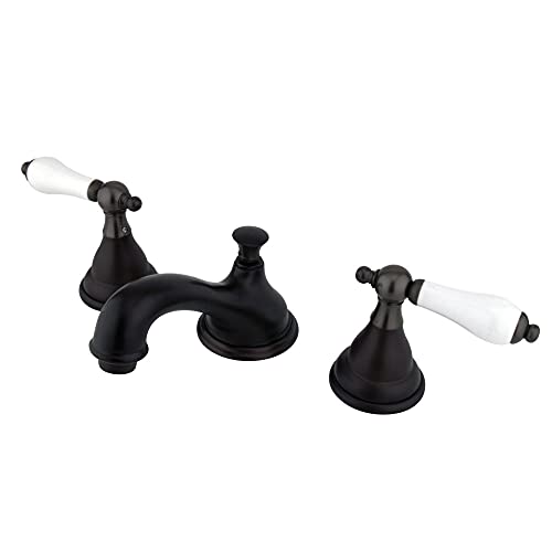 Kingston Brass KS5565PL Royale Widespread Bathroom Faucet, 4-3/4", Oil Rubbed Bronze