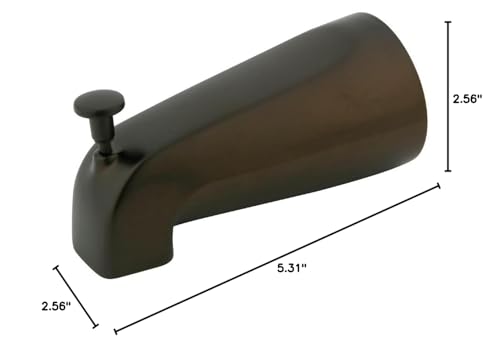Kingston Brass K188A5 Designer Trimscape Showerscape 5-Inch Tub Spout with Diverter, Oil Rubbed Bronze