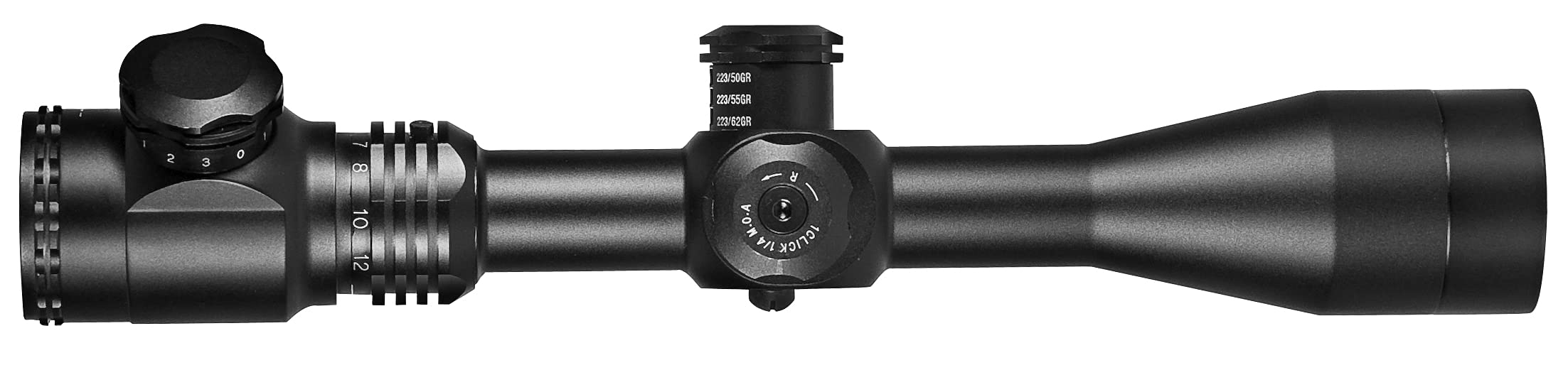 Barska 3-12x40mm .223 Rifle Scope β Illuminated 3G Reticle, BDC for 50/55/62 Grain, Waterproof & Fogproof, Fully-Multi Coated