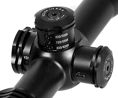Barska 3-12x40mm .223 Rifle Scope β Illuminated 3G Reticle, BDC for 50/55/62 Grain, Waterproof & Fogproof, Fully-Multi Coated
