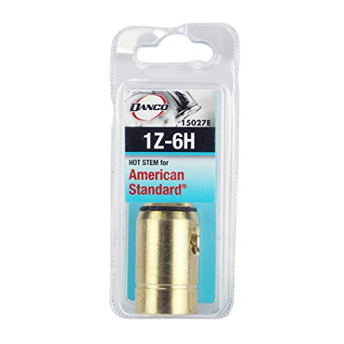 Danco 1Z-6H Faucet Stem, For Use With American Standard Model 1Z-6H Faucets, Metal, Brass (15027E)