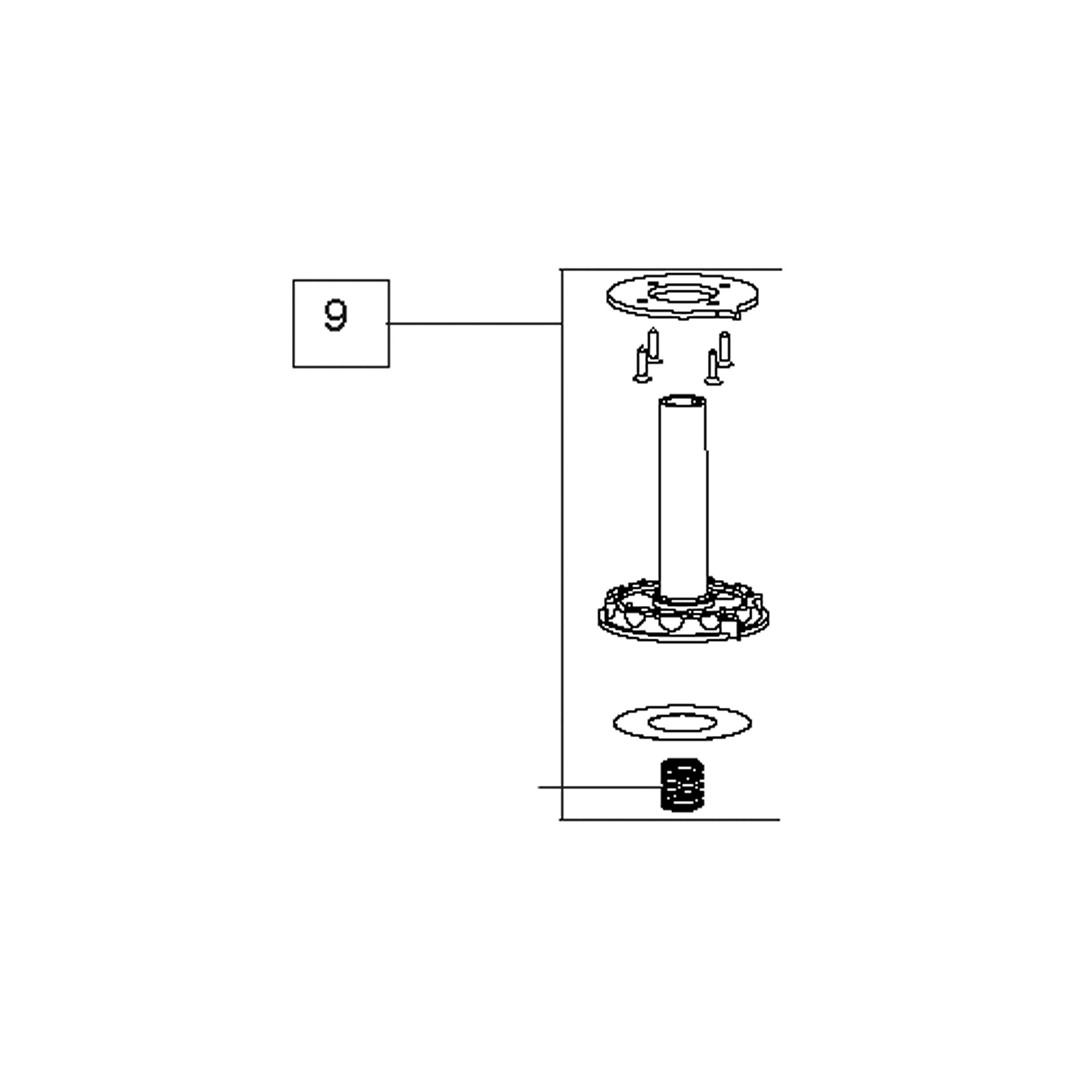 Winegard RP-6300 Directional Handle Hardware - White - 47-59-401