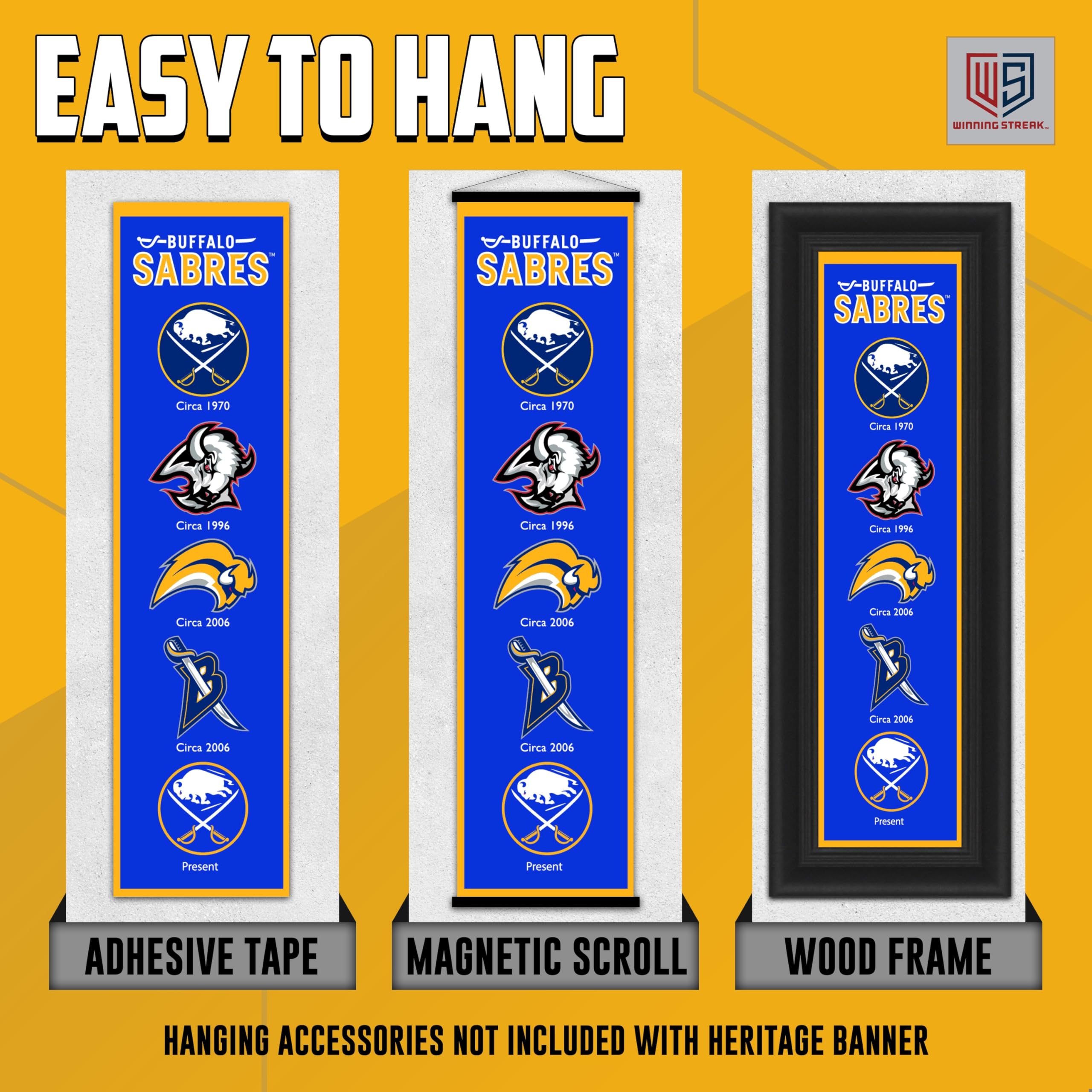 Winning Streak NHL Buffalo Sabres Heritage Banner