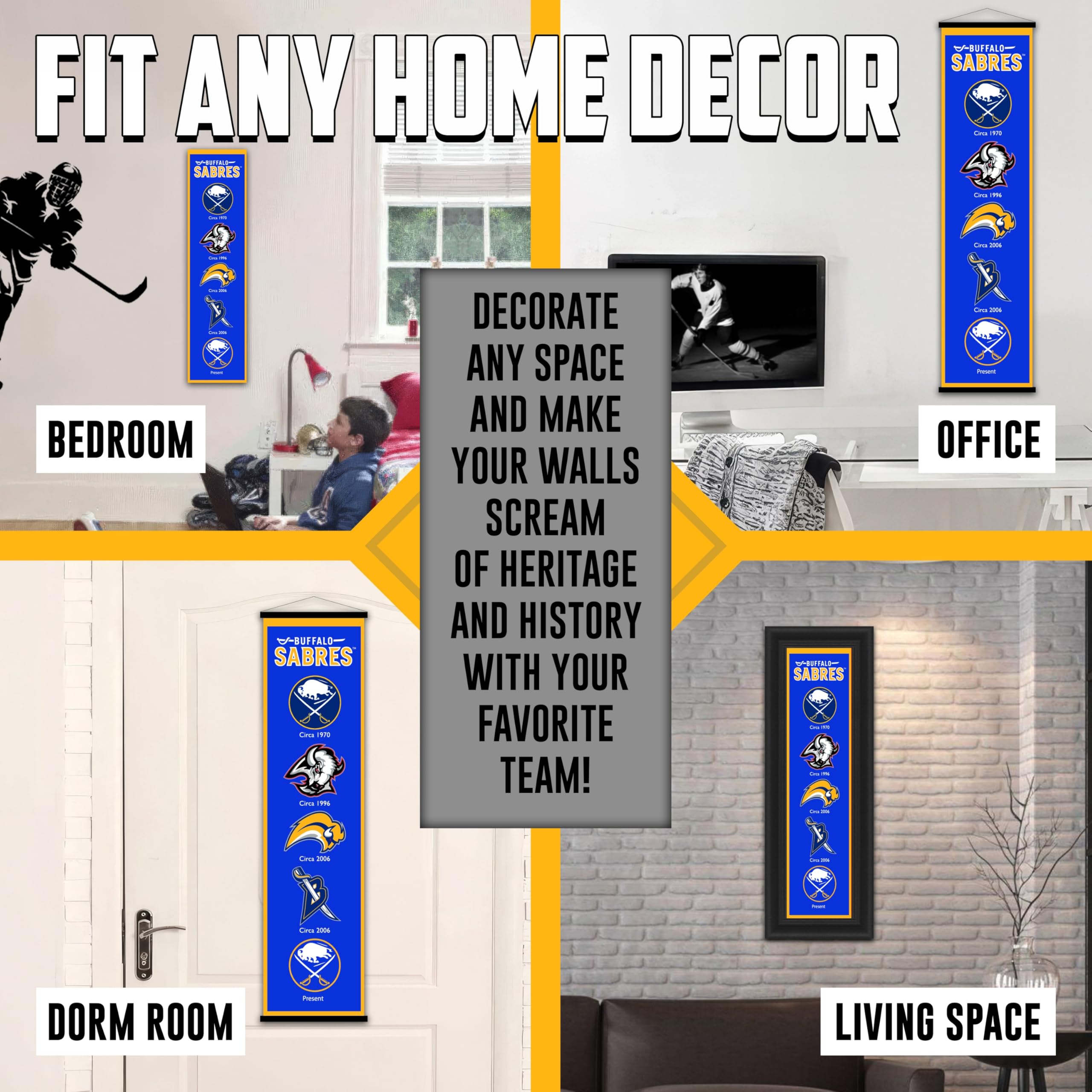Winning Streak NHL Buffalo Sabres Heritage Banner