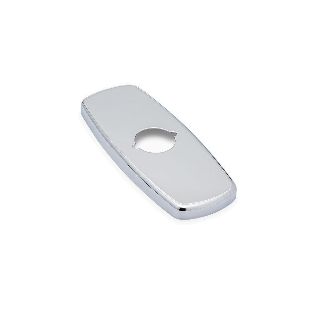 Sloan ETF-312-A 4" Centerset Trim Plate with Single Hole - For use with Sloan Faucets, Polished Chrome Finish, Original OEM Replacement Parts, 3365468