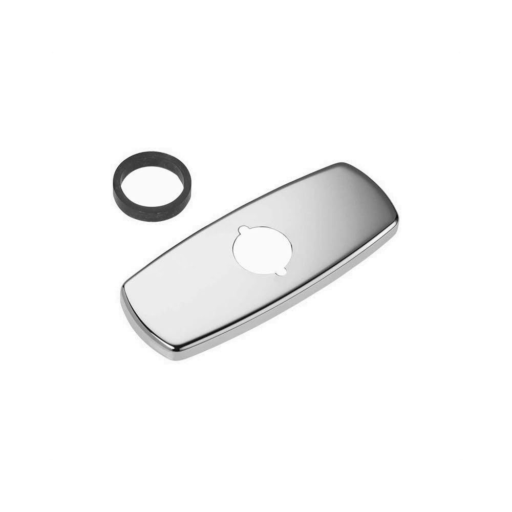 Sloan ETF-312-A 4" Centerset Trim Plate with Single Hole - For use with Sloan Faucets, Polished Chrome Finish, Original OEM Replacement Parts, 3365468