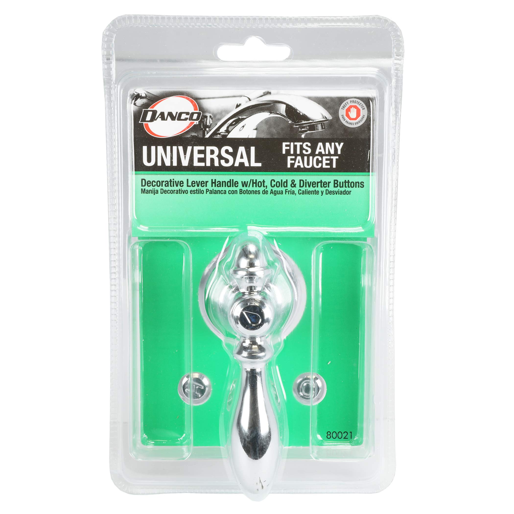 Danco, Chrome, 1 Count (Pack of 1) 80021 Decorative Lever Handle