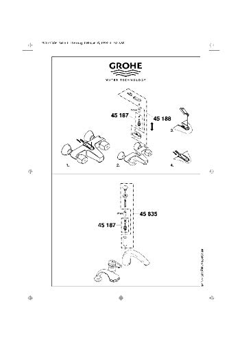 GROHE AMERICA 45187000 5-Port Diverter for Model 25622, Chrome
