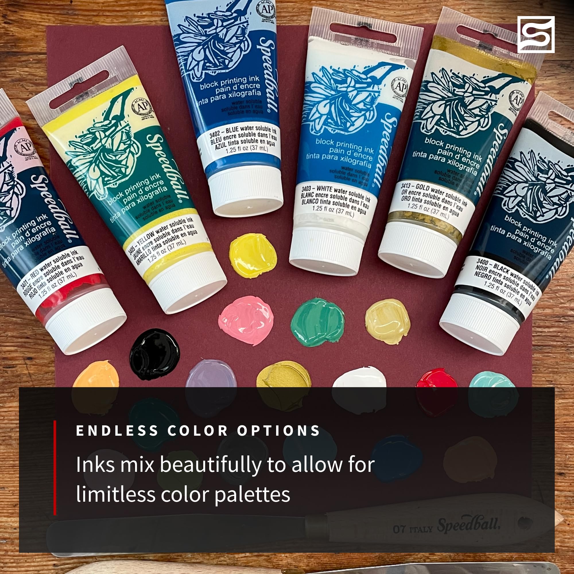 Speedball Art Products Company Water Soluble Block Ink