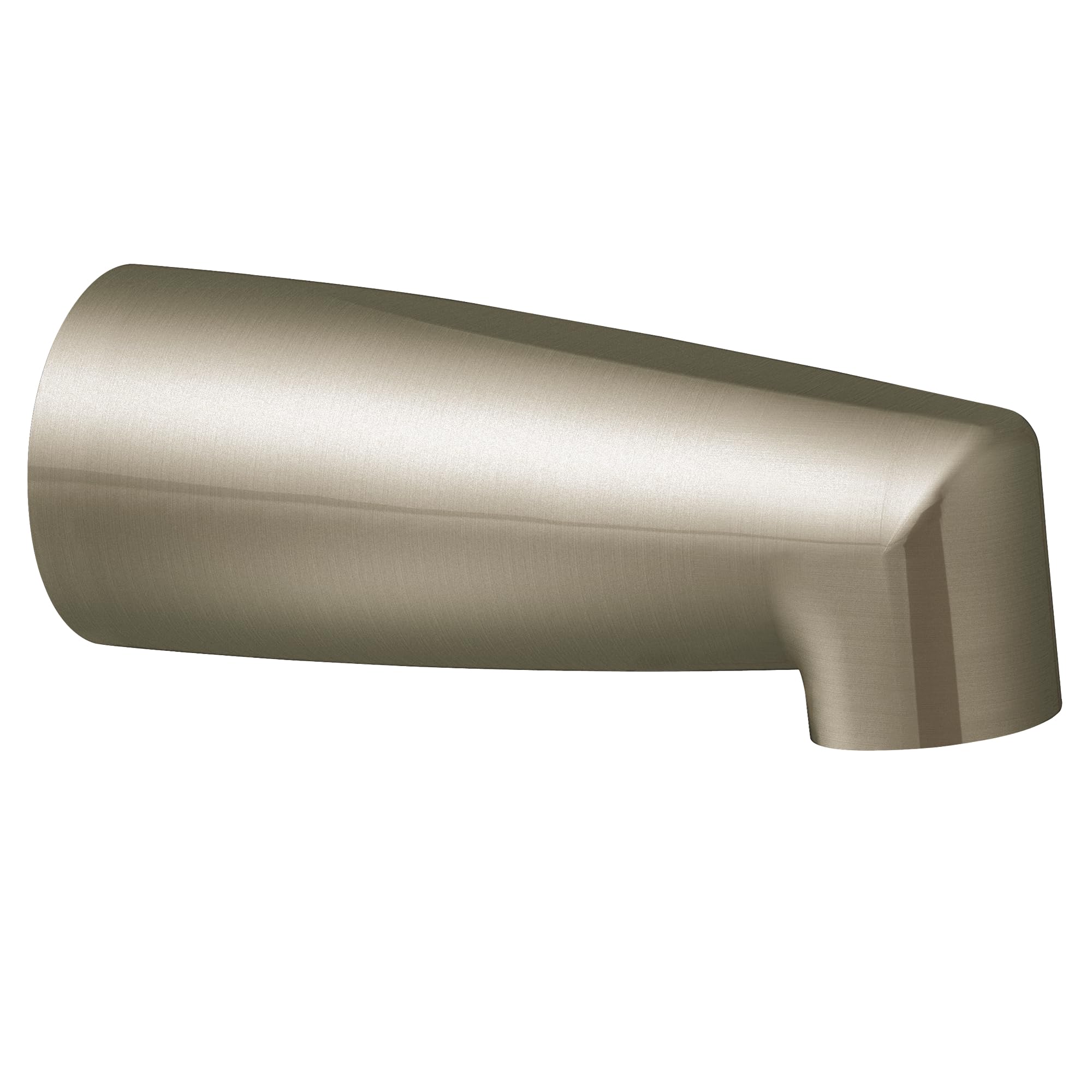 Moen 3829BN Non-Diverter 1/2-Inch CC Slip-Fit Tub Filler Spout, Brushed Nickel