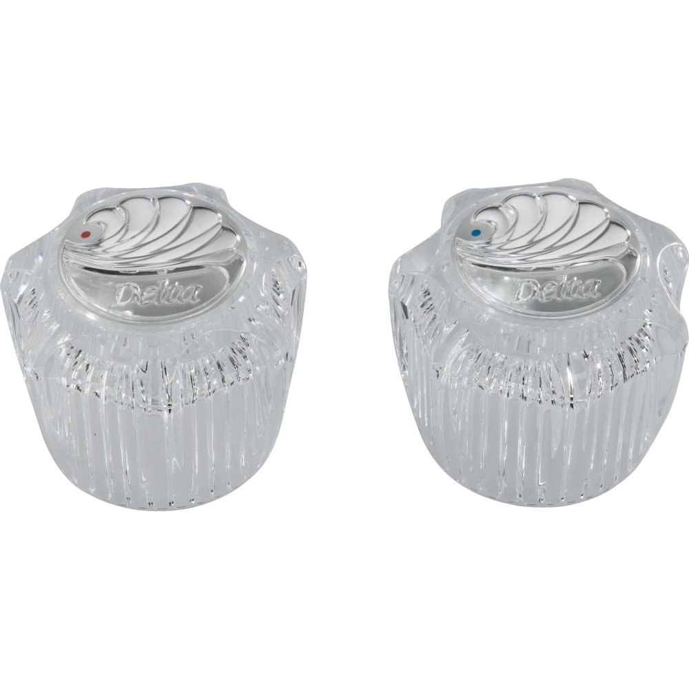 Delta Faucet RP23498 Two Clear Knob Handle Kit 3.9" x 2.5"