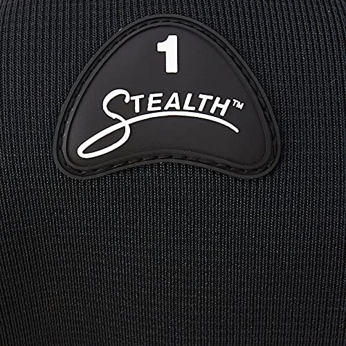 Stealth Set of 3 Golf Club Headcovers for Drivers - Black