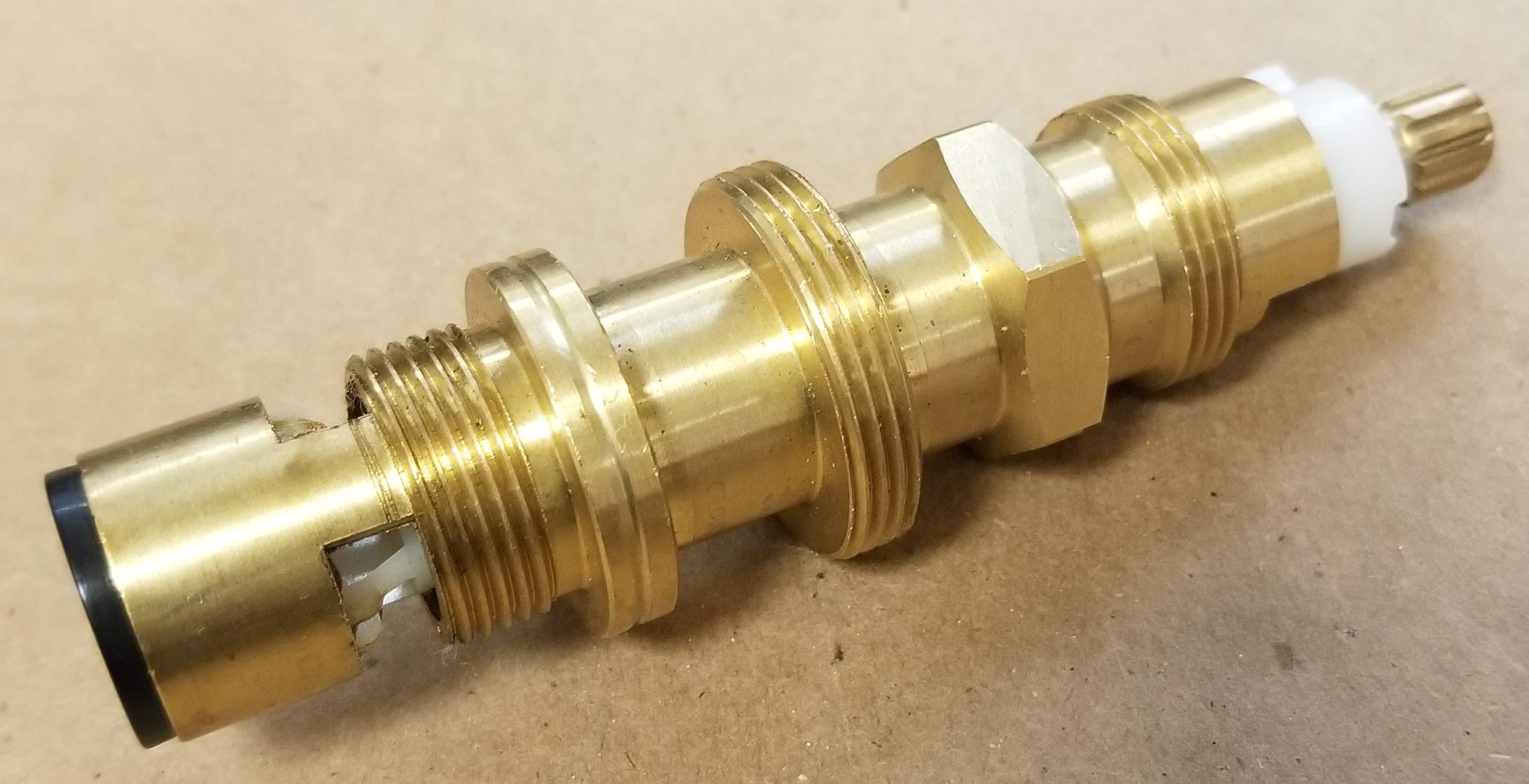 Danco (05850B) 9H-8 Hot and Cold Stem for Price Pfister Faucets, Pack of 1, Brass