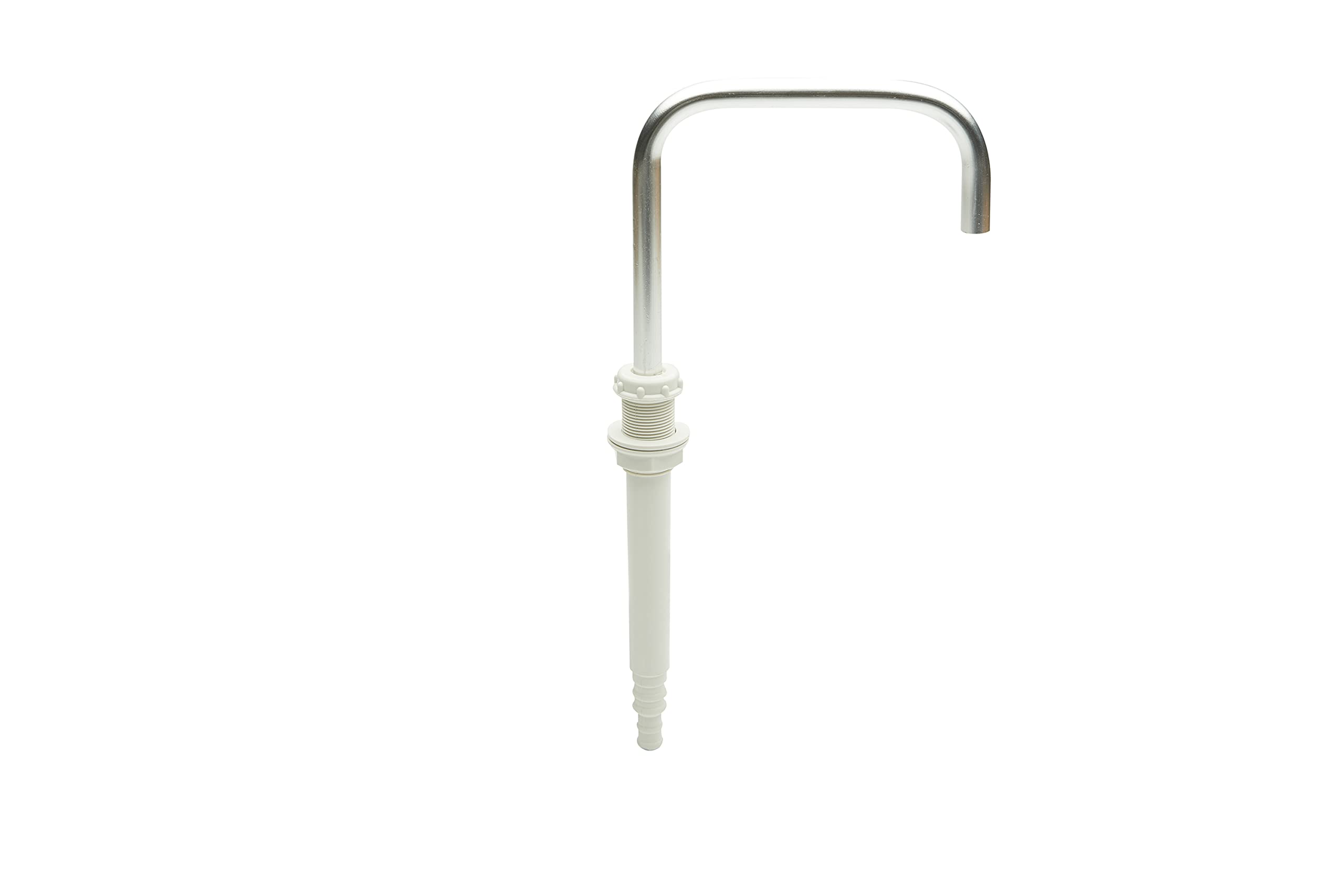 Whale FT1152 Telescopic Faucet, Telescopes from 1 3/8-In. to 5-in, Uses ½-in. Hose Connection, Chromed Brass and Plastic ,Black