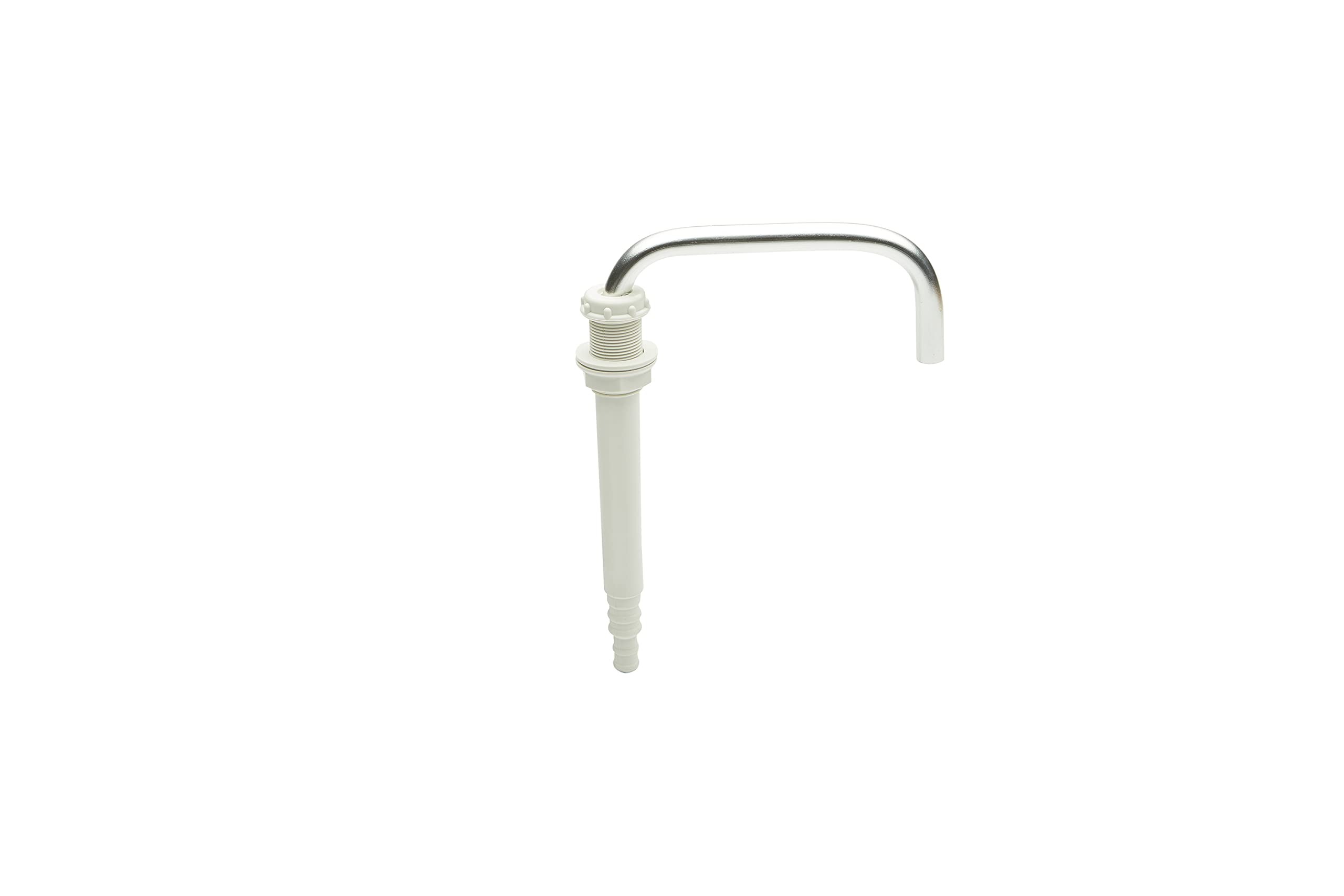 Whale FT1152 Telescopic Faucet, Telescopes from 1 3/8-In. to 5-in, Uses ½-in. Hose Connection, Chromed Brass and Plastic ,Black